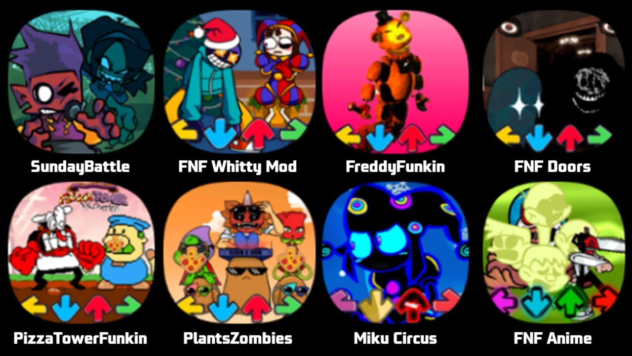 FNF Security Breach, FNAF Four Way Breach, FNF Aquina, FNF Don't Look ...