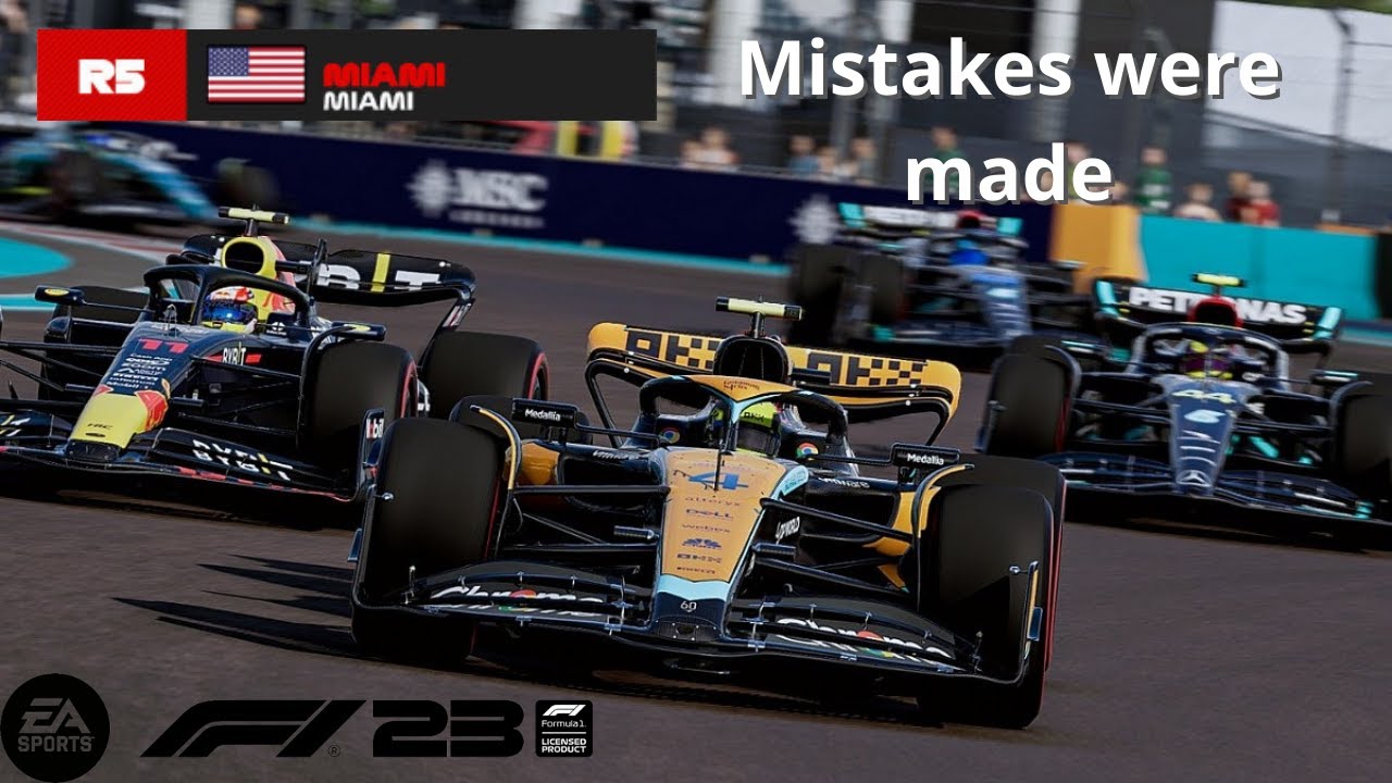 F1 23 My Team Career Mode EP. 5 | Great Recovery after a stupid mistake ...
