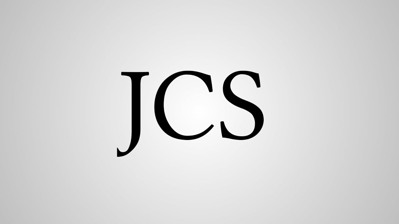 What Does "JCS" Stand For? - YouTube