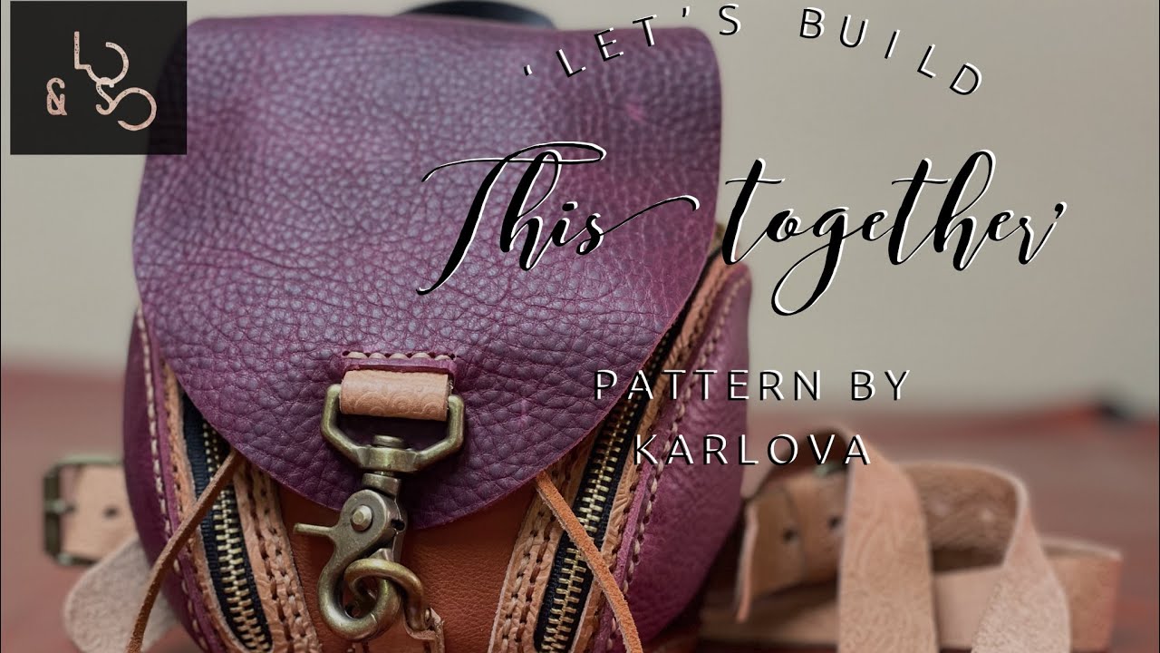 Let’s Build The Puppy Mini Backpack | How To Make A Leather Backpack ...