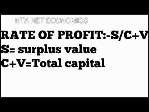 MARXIAN THEORY OF SURPLUS VALUE:PART 2 - YouTube
