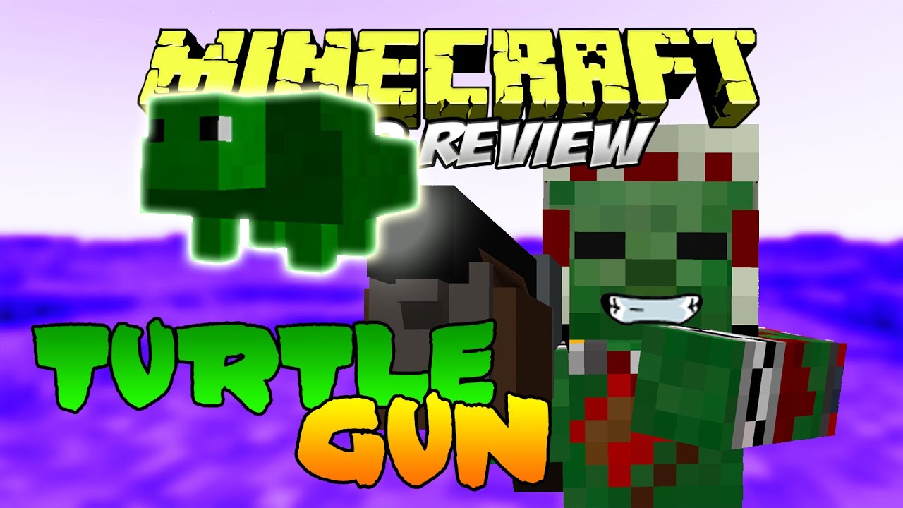 TURTLE GUN MOD - El lanzatortugas random [Forge][1.7.10][Español] - YouTube