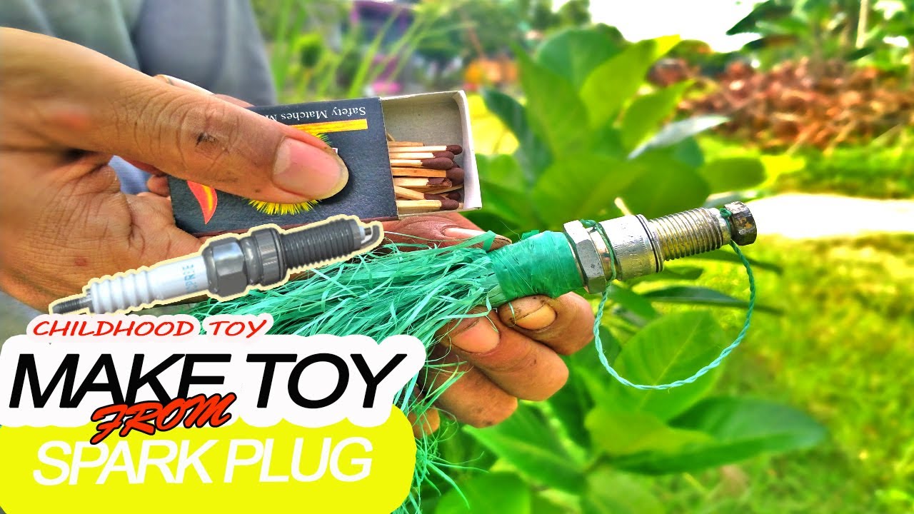 DIY SPARK PLUG TOY IDEA - YouTube
