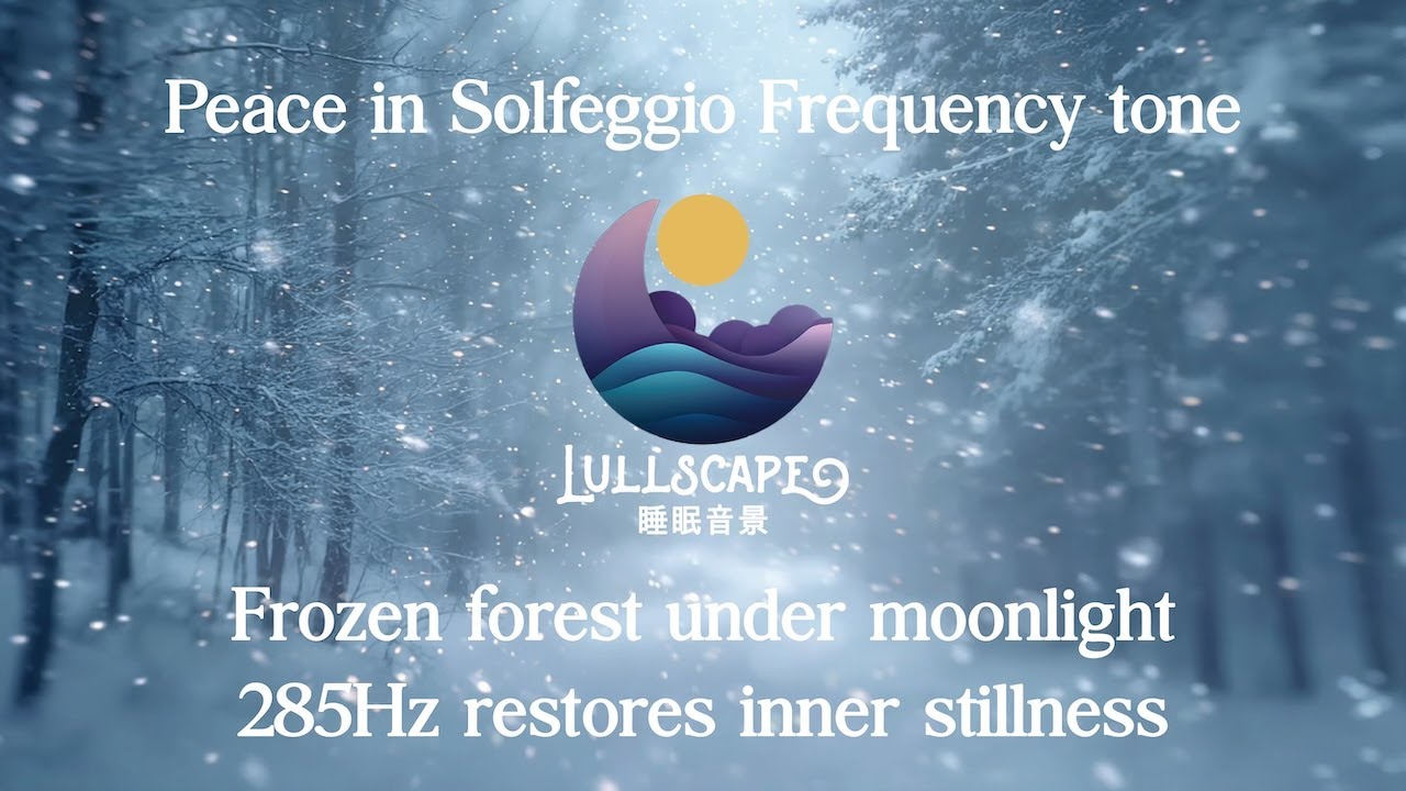 Sleep Music 】285Hz Frozen Silence | 8 Hours Deep Sleep | Fade to Black ...