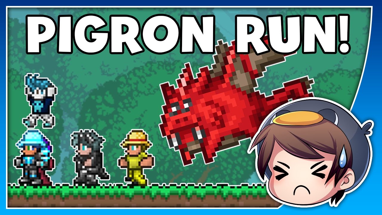 PIGRON RUN! // Terraria Minigame - YouTube