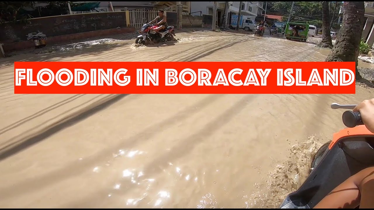 Flooding issues in Boracay island - YouTube