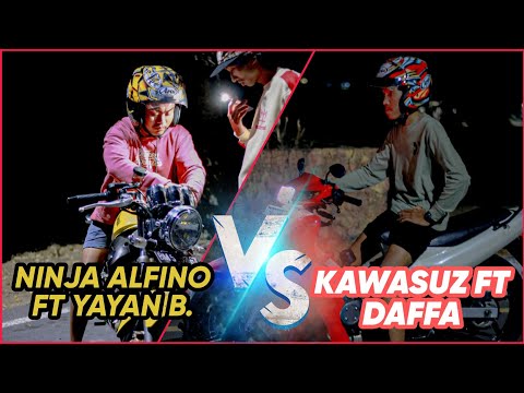 PERSILATAN NINJA TOURING!! ANAK SUNMORII MAIN L1ARAN! NINJA ALFINO VS KAWASUZ ft DAFFA