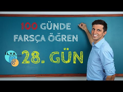 100 GÜNDE FARSÇA ÖĞREN | YİRMİ SEKİZİNCİ GÜN | #28 HAFTANIN GÜNLERİ VE FARSÇA BİR METİN