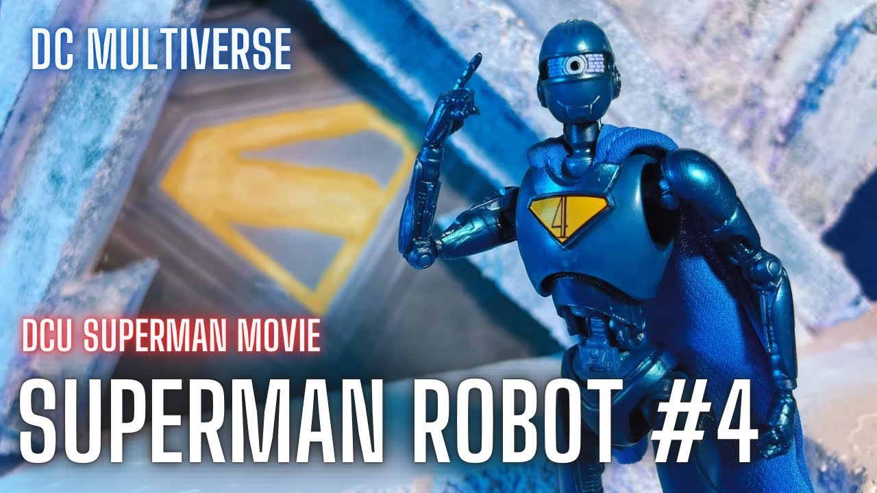 DC Multiverse DCU Superman Robot #4 Deluxe Theatrical Edition Red ...