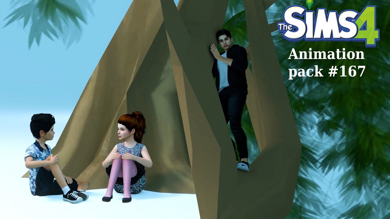 Animation Pack #167 - Eavesdropping on children | Анимации Симс 4 ...