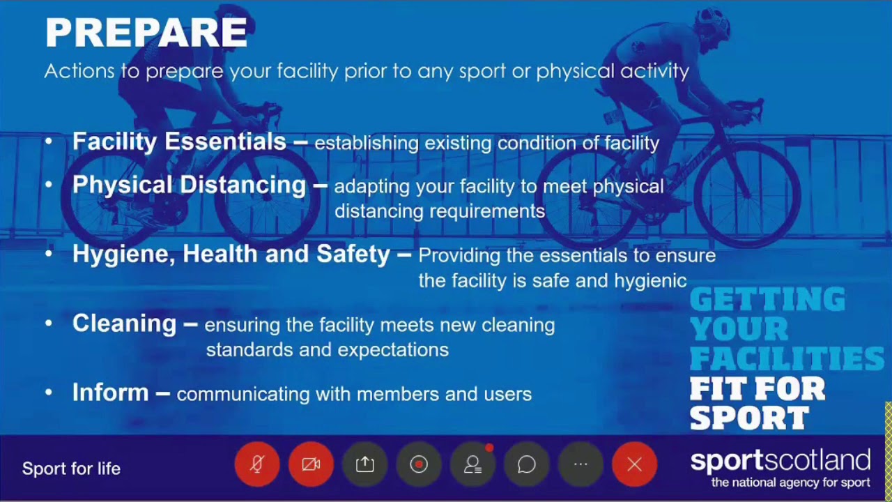 Getting your facilities fit for sport guidance - YouTube