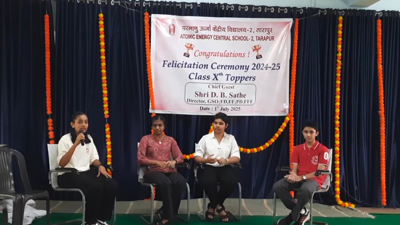 Felicitation and Interview of Class X Batch 2024-2025 - YouTube