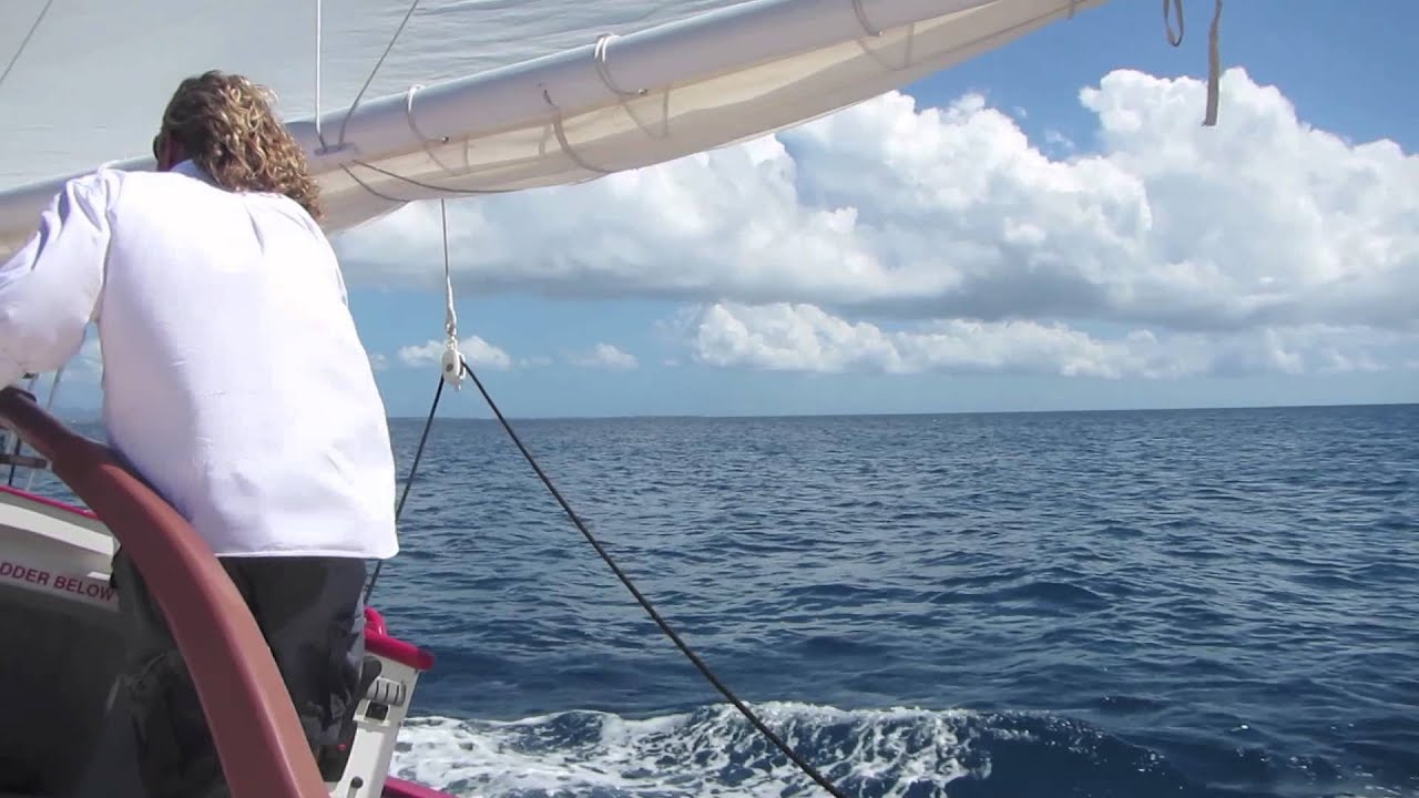 Sailing on Tradition Sailing Charters in Anguilla - YouTube