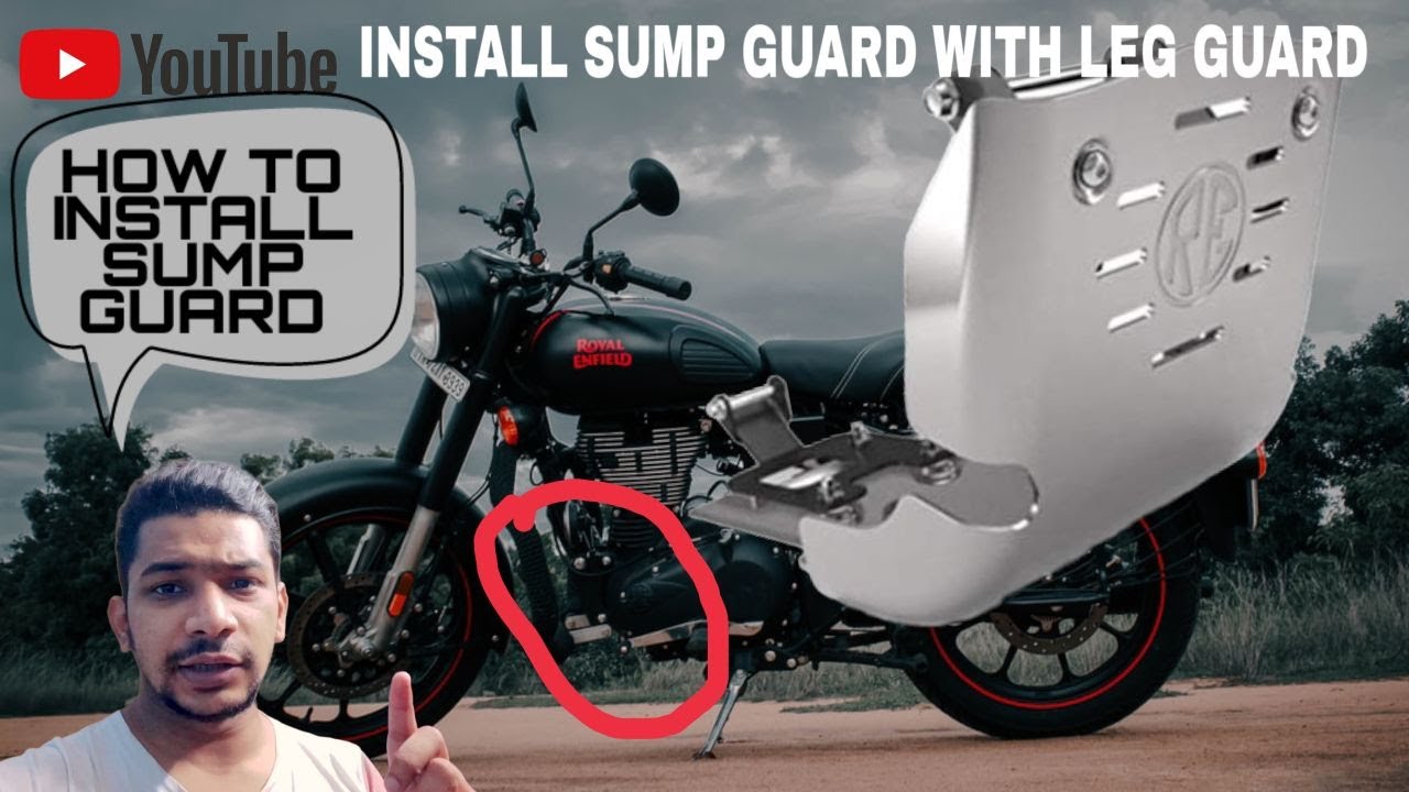 I INSTALLED SUMP GUARD IN MY CLASSIC 350 | HOW TO INSTALL SUMPGUARD IN ...