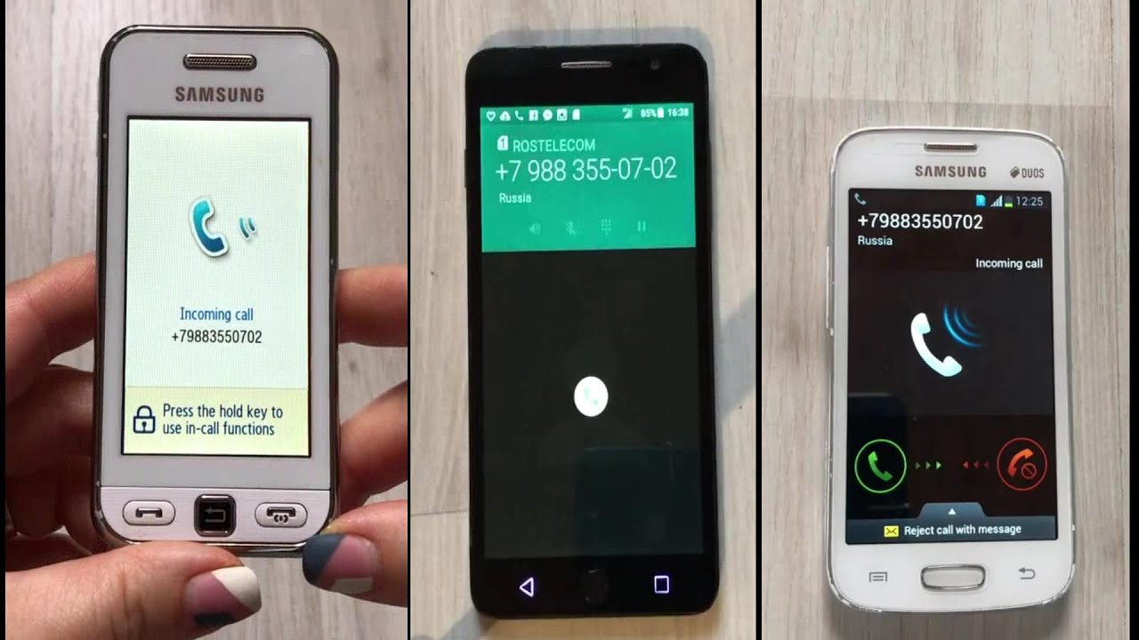 Samsung Galaxy Star & Star Plus & Alcatel Star incoming calls - YouTube