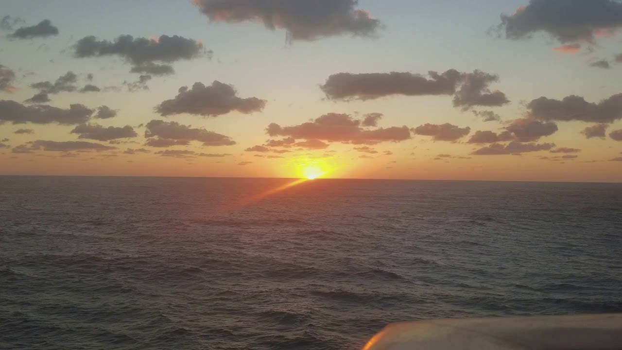 sunset on the Atlantic ocean - YouTube