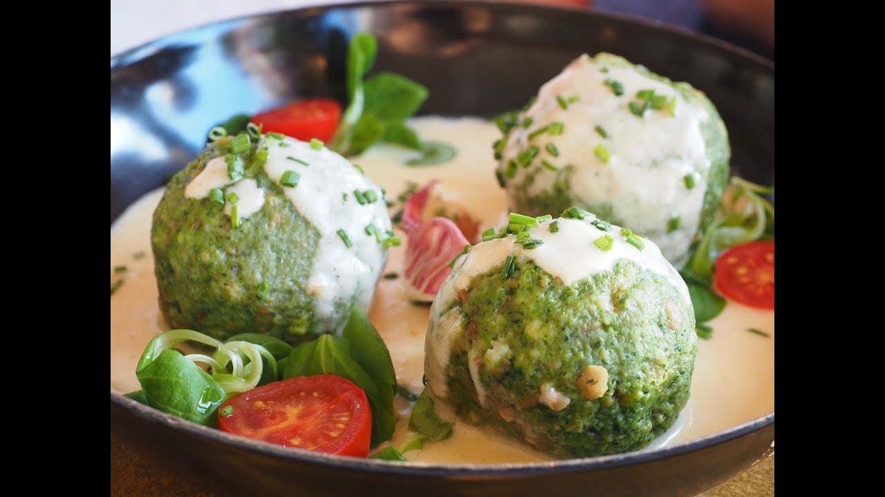 Austrian Spinach Dumpling - YouTube