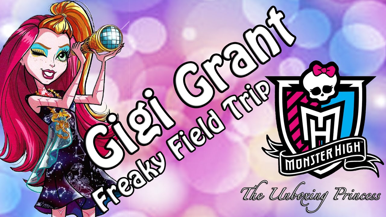 Gigi Grant Freaky Field Trip Monster High Doll - Unboxing and Review ...