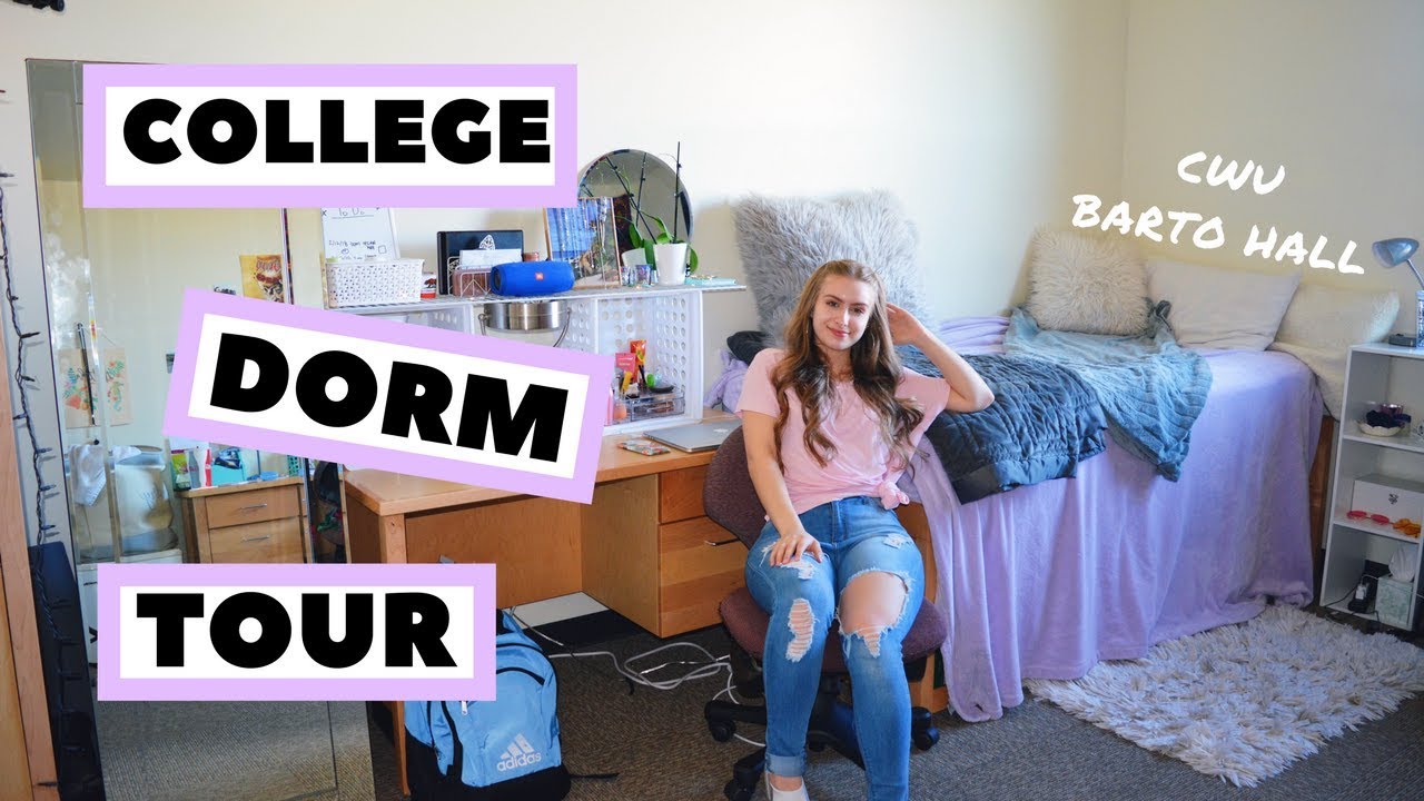 College Dorm Tour | Central Washington University Barto Hall - YouTube