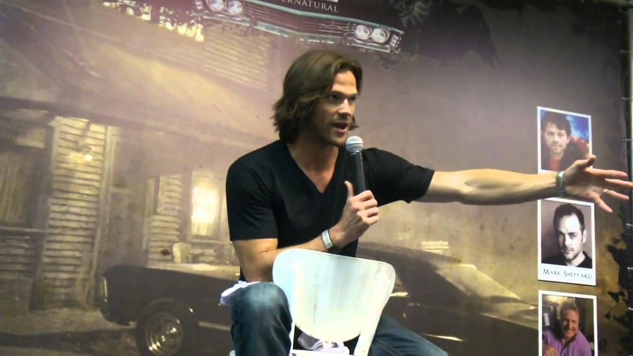 Jared Padalecki at Rio Con (Saturday) 2012, Super quality! - YouTube