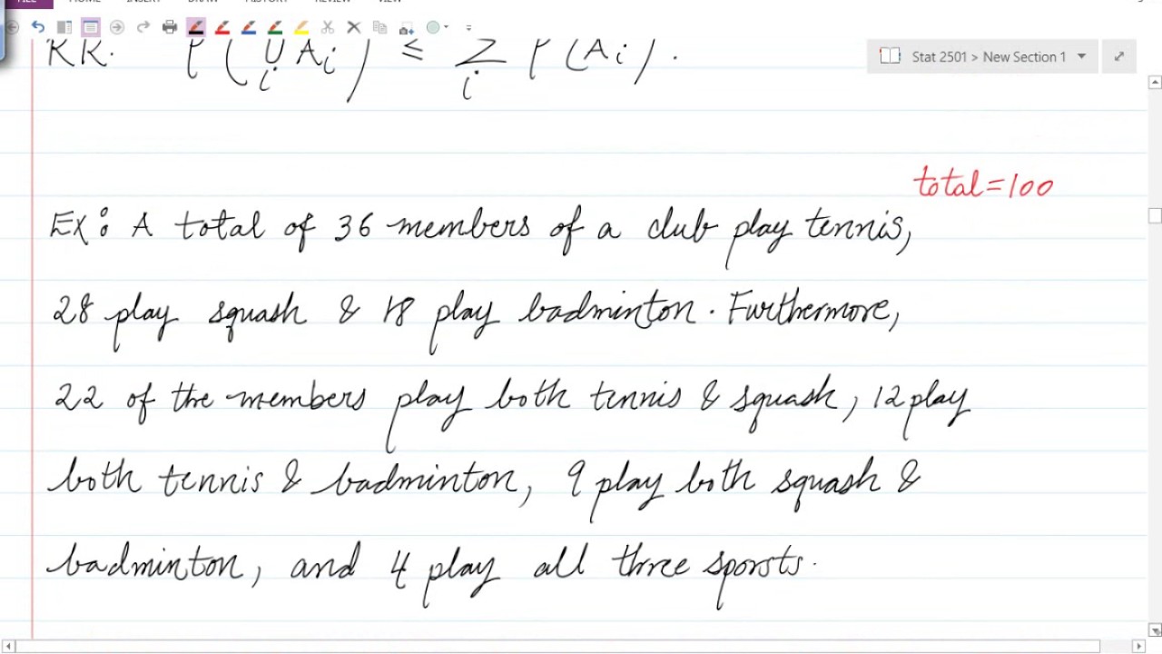 Ch3L28 Inclusive Exclusive Principle Example - YouTube