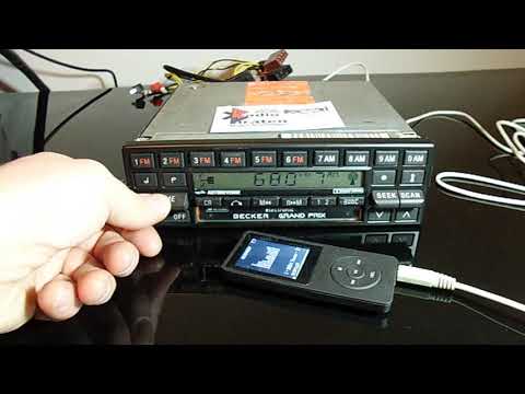 Becker Grand Prix Electronic (USA) Bluetooth - AUX - Kassette - YouTube