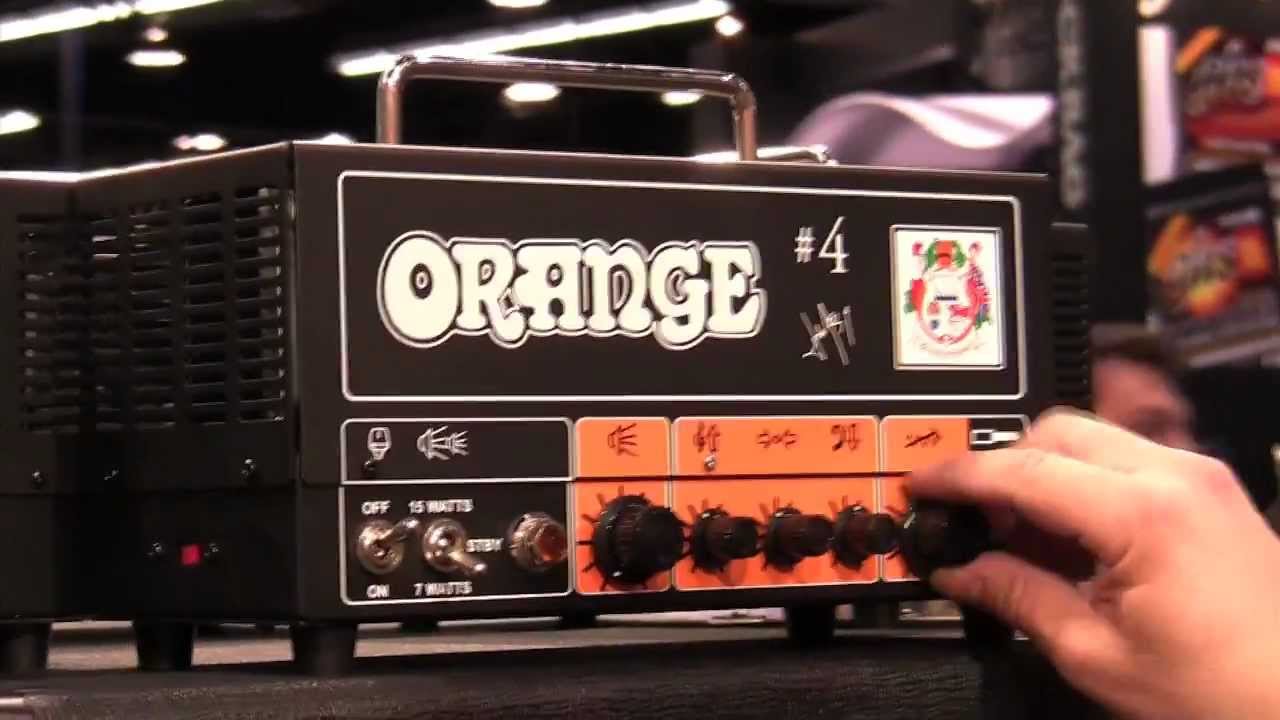 Sweetwater at Winter NAMM 2012 - Orange Jim Root Terror Head and Cab ...