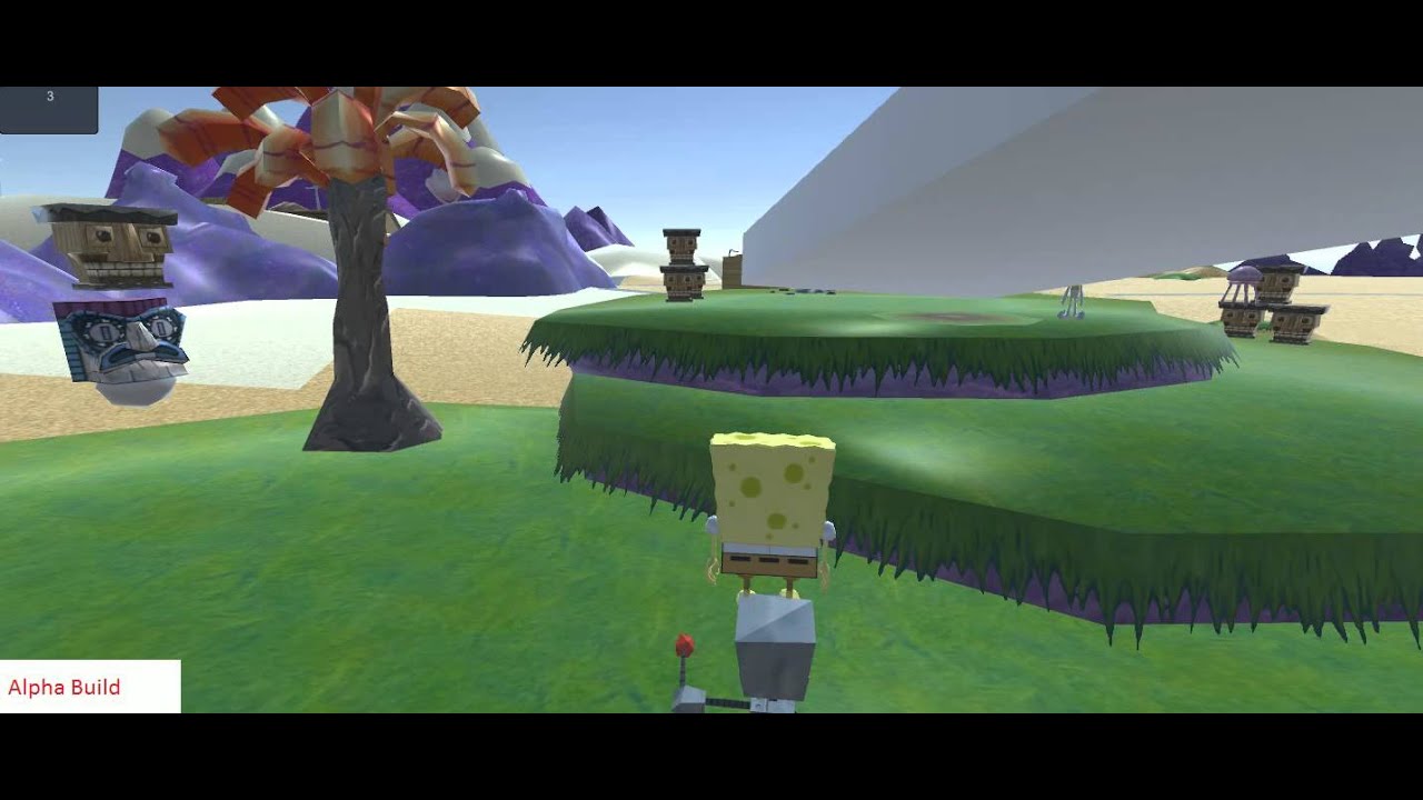 SpongeBob SquarePants BFBB, sound trigger testing - YouTube