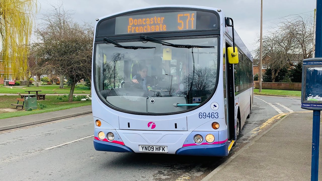 First Bus Doncaster 69463 On 57f From Finningley To Doncaster ...