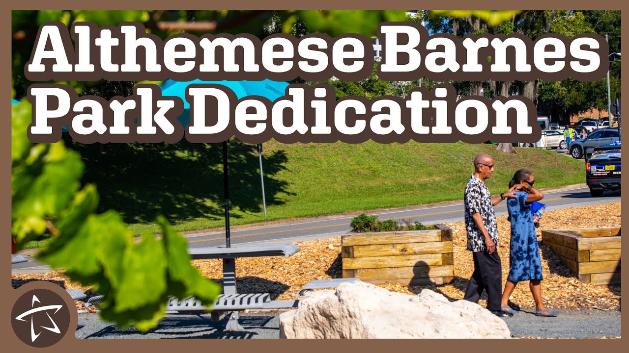 Althemese Barnes Park Dedication - YouTube