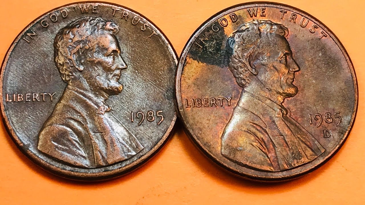 1985 Lincoln Cent (Value of All Mint Marks) - YouTube
