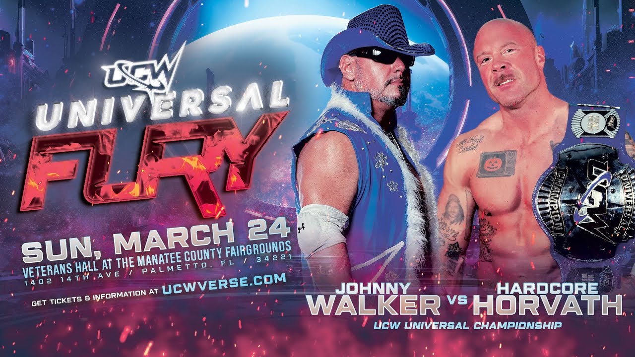 [FREE MATCH] Johnny Walker vs Hardcore Horvath [c] - UCW Universal ...