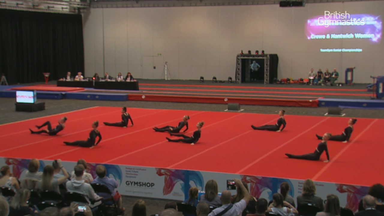 CREWE AND NANTWICH GOLD Floor Senior Women TeamGym Gymnastics 2017 ...