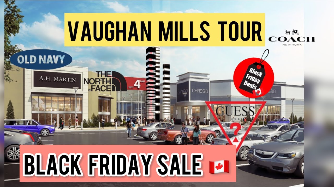 Black friday in canada 🇨🇦 || Vaughan mills walking tour 4k || Morning ...