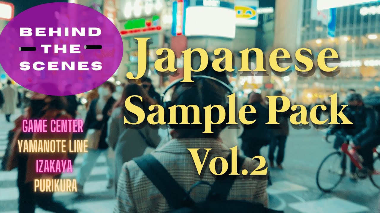 Making Japanese Sample Pack Vol2|Behind the Scenes|Tokyo Vlog - YouTube