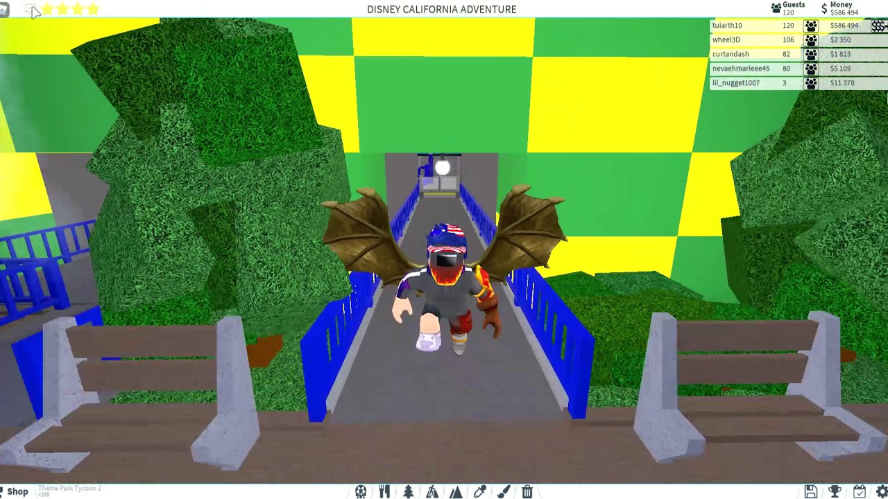 Roblox California Adventure Tour Theme Park Part 5 - YouTube