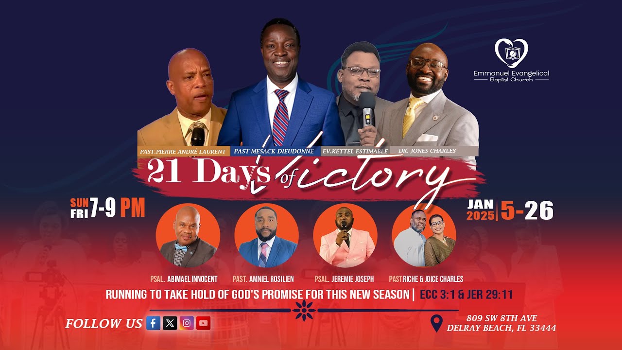 E.E.B.C. | Sunday Service | 01/12/2025 | 809 SW 8th Delray Beach, FL ...