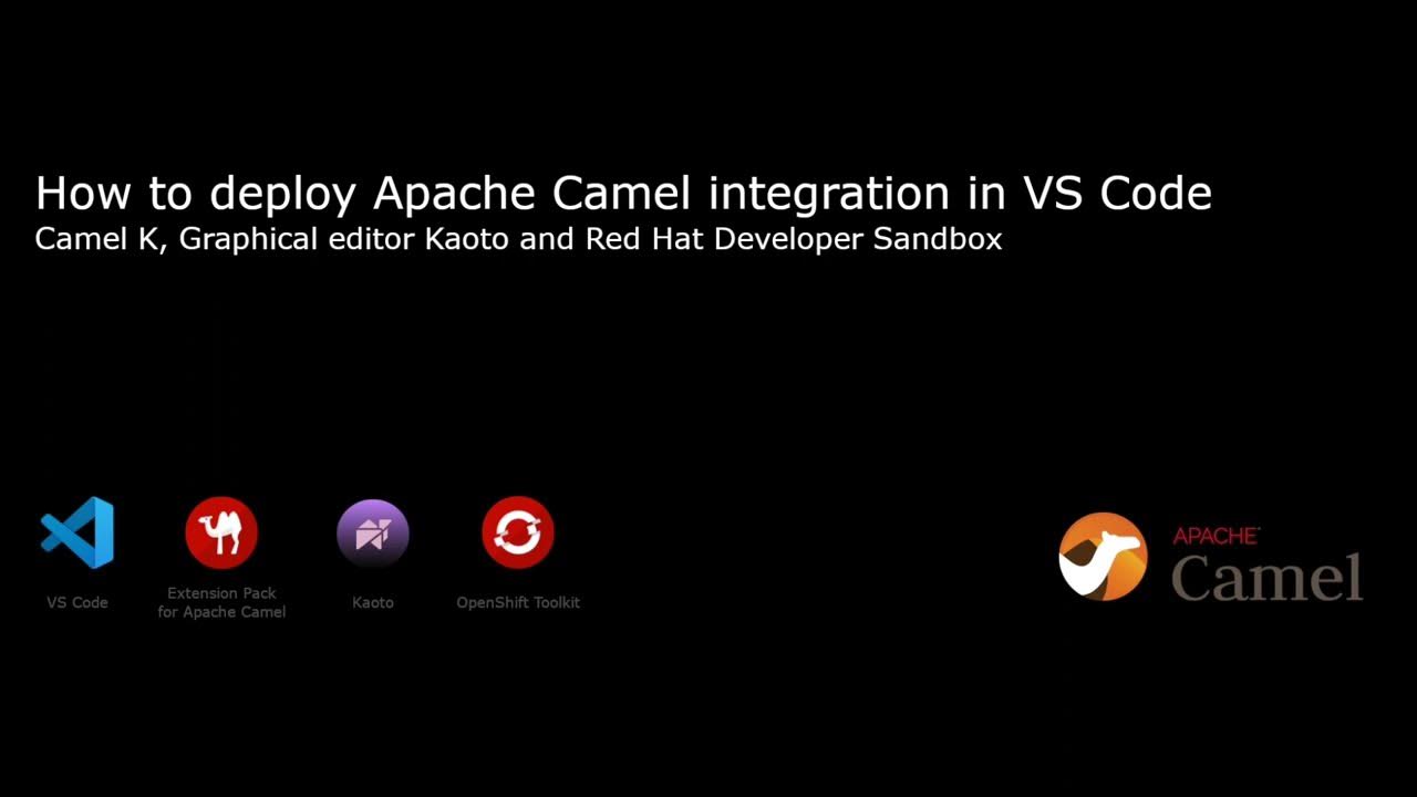 How to deploy Apache Camel integration in VS Code - YouTube