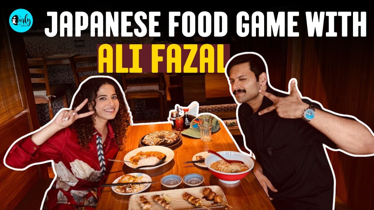 Japanese Food Game Will Ali Fazal Win?😉 - YouTube