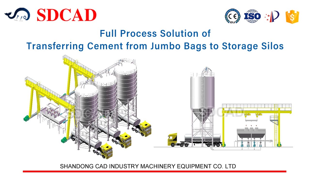 Full Process Solution for Transferring Cement from Jumbo Bags to ...