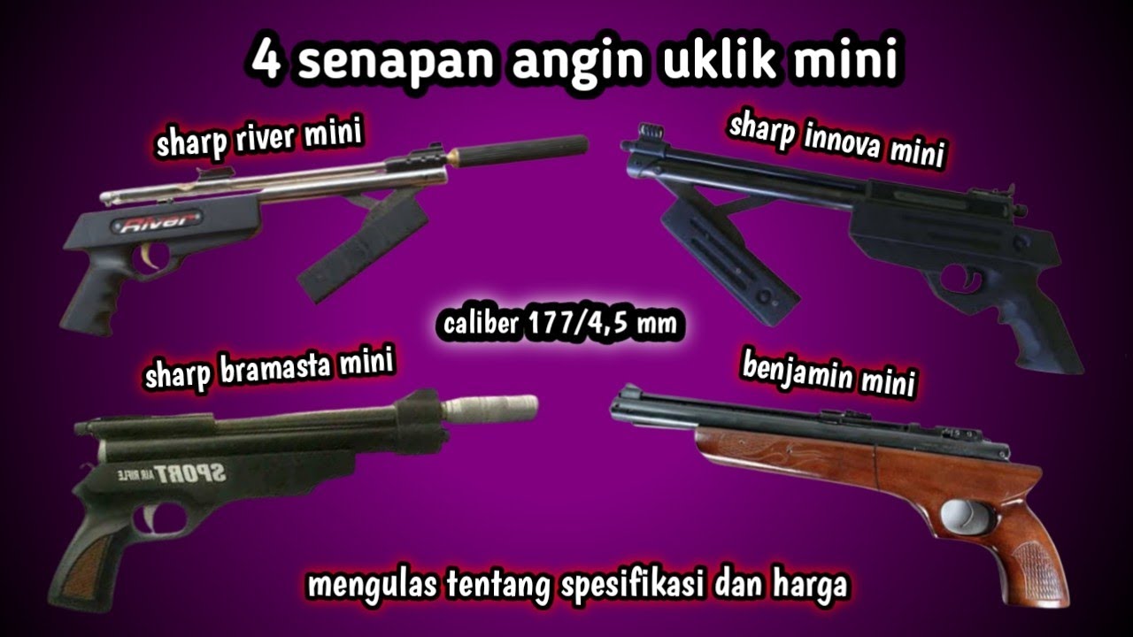 4 rekomendasi senapan angin uklik mini - YouTube
