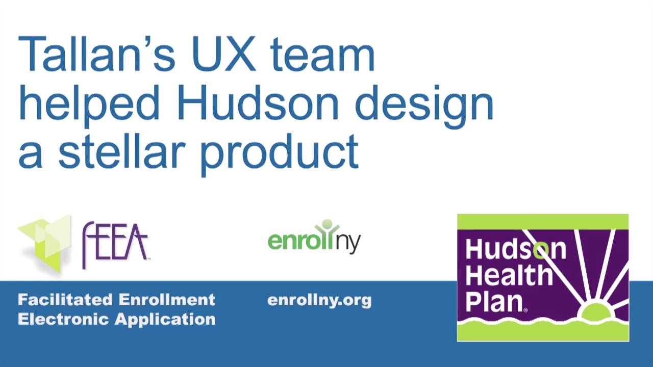 Tallan UX - Hudson Health Plan - YouTube