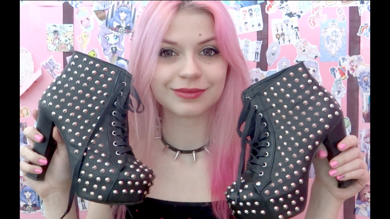 Pastel Goth Shoes / My Favorite Shoes - YouTube