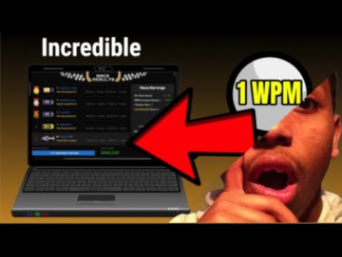 Slowest typer on Nitro type (average speed 1 wpm) world record* - YouTube
