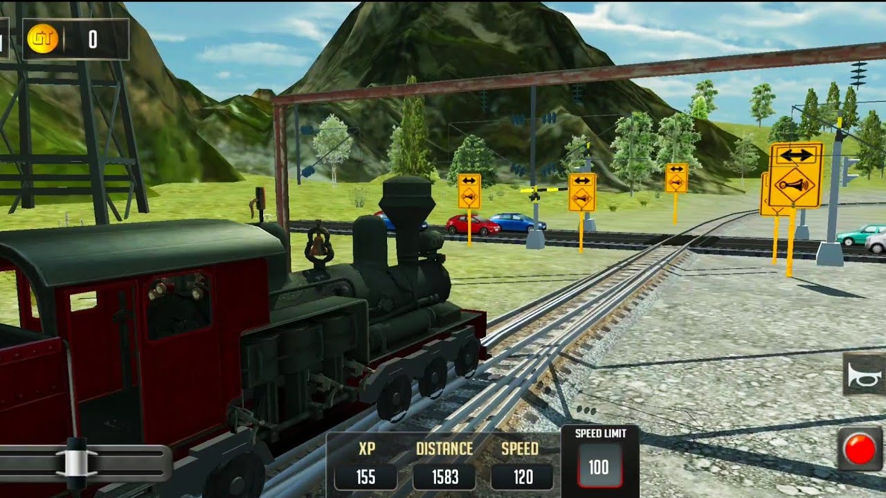 Train Driving School - Train Game - (Level 5) Gameplay #3 - YouTube