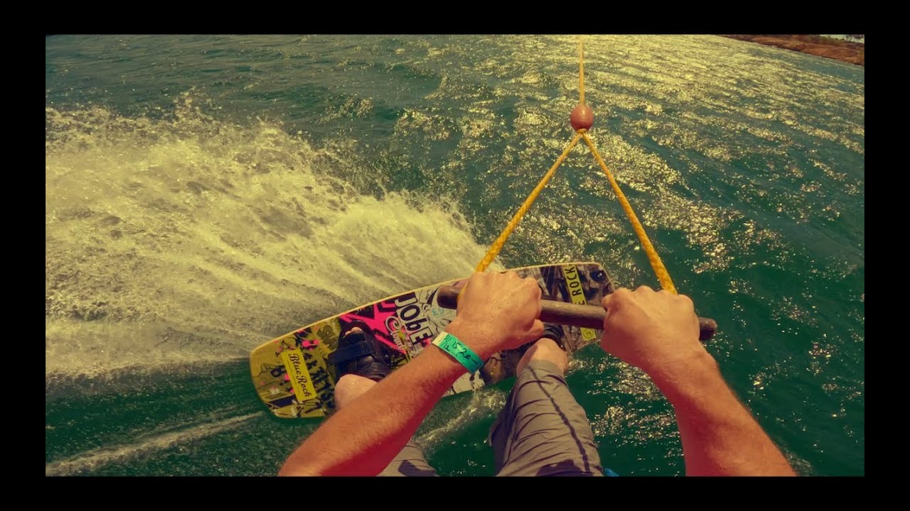Blue-Rock cable ski lyric video - YouTube
