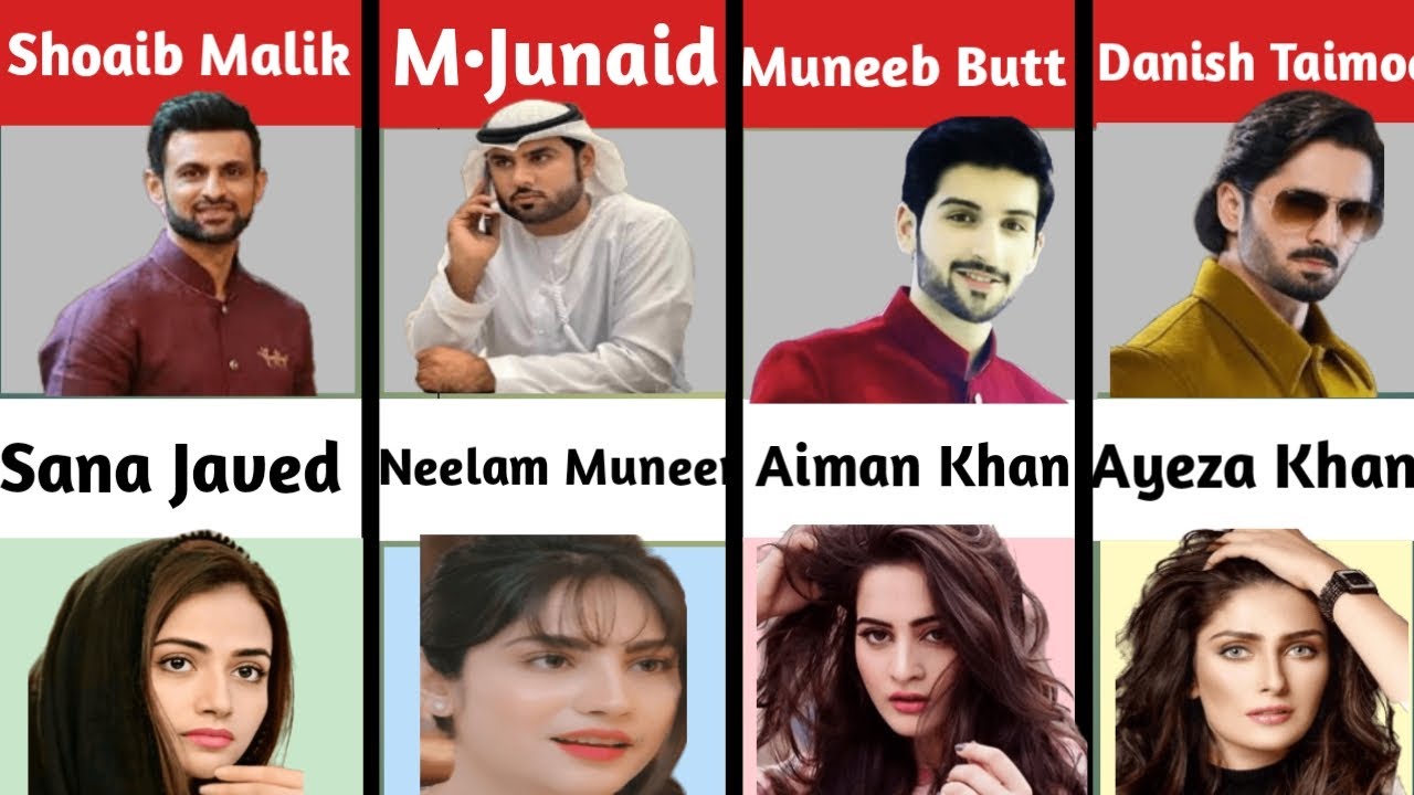 Beautiful Pakistani Actress And Their Husband|| Beautiful Pakistani ...