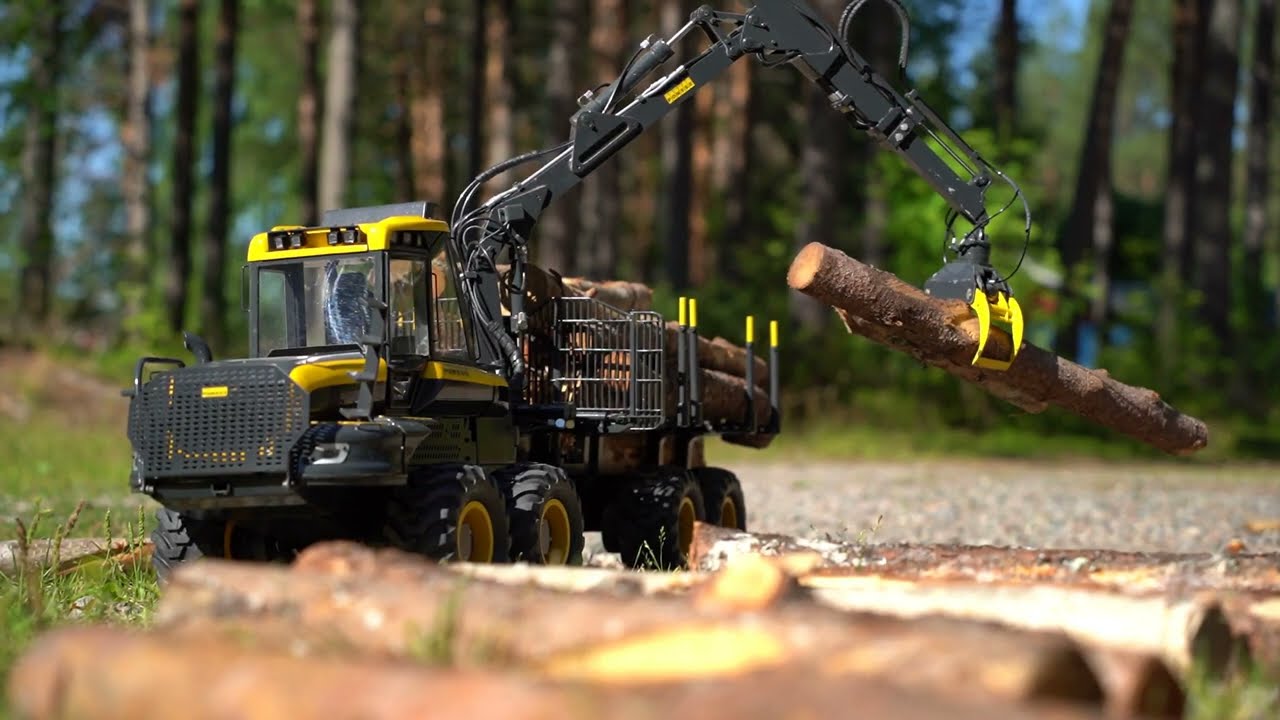 Rc forwarder ponsse elephant - YouTube