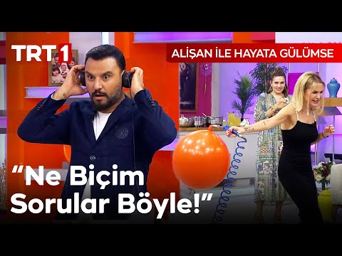 Alişan'ın, Eşi Buse Tektaş ve Arkadaşı Ece Erken ile Kahkaha Dolu Oyun Mücadelesi 😅 #TRT1