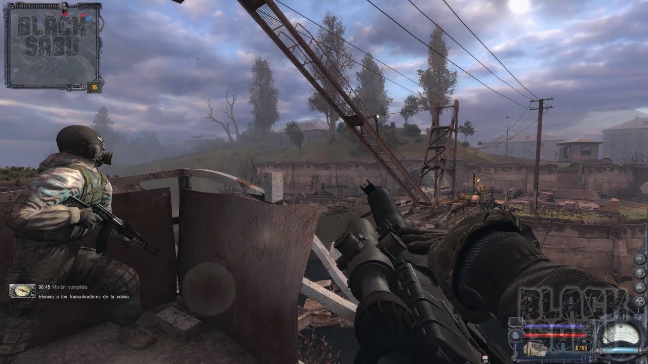 S.T.A.L.K.E.R Clear Sky | Batalla en el puente - Vamos a Limansk ...